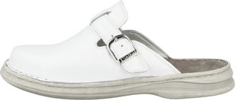 Josef Seibel Herren Pantoletten Madrid, Männer Clogs, Men Man Freizeit leger Hausschuh Pantoffel Slipper Slides maennlich,Weiß(Weiss),43 EU / 9 UK