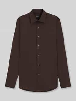 HUGO BOSS Slim Fit Businesshemd aus Baumwoll-Mix Modell HANK