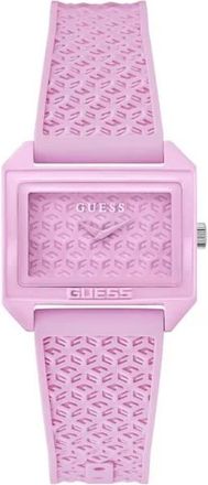 Guess Femme, Accessoires, Rose, Taille: ONE Size Montre habill&eacute;e &agrave; bracelet synth&eacute;tique