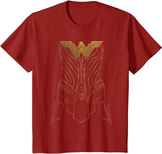 DC Comics Wonder Woman Movie Armor Outline T Shirt T-Shirt
