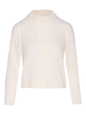 Allude Pull Col Rond - Blanc