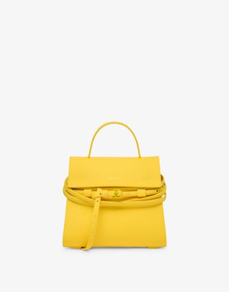 Moschino Petit sac &agrave; main Moschino Tie Me - Jaune