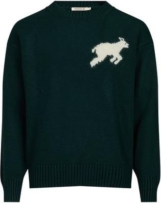 Thinking Mu Pull col rond droit en laine