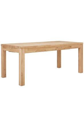 Livetastic Esstisch, Wildeiche, Holz, Wildeiche, massiv, rechteckig, eckig, 100x75x200 cm, ausziehbar, Esszimmer, Tische, Esstische, Esstische ausziehbar