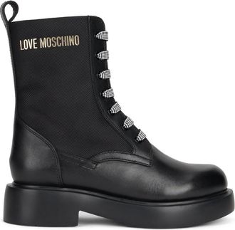 Love Moschino Schn&uuml;rstiefel - - Shoes - Damen - Schwarzk - 41 EU