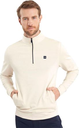 Calvin Klein Herren 2025 Concord Half Zip Golf Sweater - Turteltaube - XL