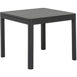 Made In Meubles Table de jardin carr&eacute;e en aluminium gris Ka&iuml;a