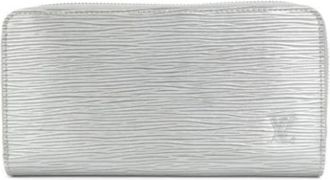 Louis Vuitton unisex, Pre-owned, Gris, Taille: ONE Size Portefeuille long vintage (&agrave; deux volets) Pre-owned