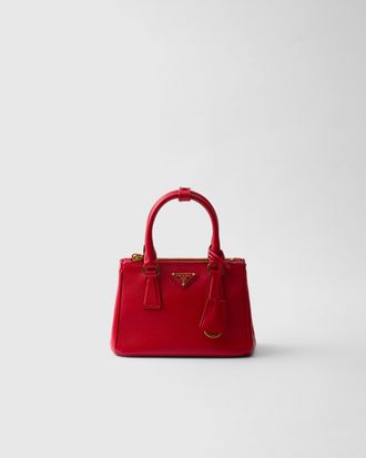 Prada Galleria Micro-Tasche aus Saffiano-Leder