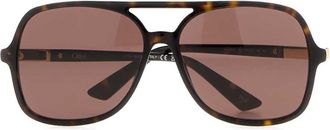 Chlo&eacute; HAVANA-HAVANA-BROWN Tortoiseshell Acetate Sunglasses - Brown