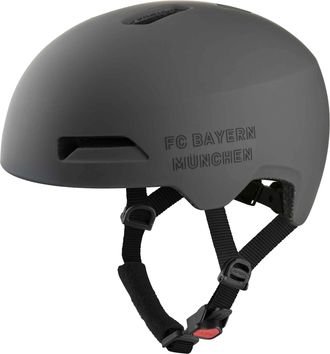 Alpina Alpina Haarlem, Robuster, Individuell Anpassbarer & Leichter FC Bayern Fahrradhelm Für Erwachsene, FCB Coffee-Grey matt, 52-57 cm