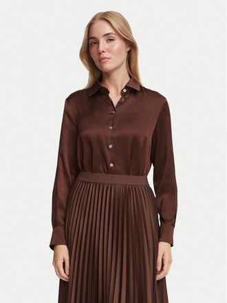 Marella Hemd Alfio 2623116045 Dunkelbraun Regular Fit