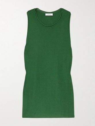 Ferragamo Débardeur En Mailles - Vert