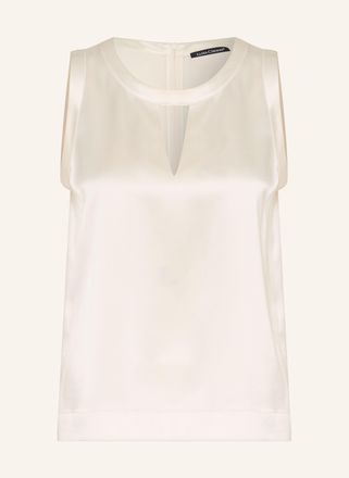 Luisa Cerano Luisa Cerano Blusentop Aus Satin weiss