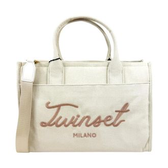 Twinset Femme, Sacs, Beige, Taille: ONE Size Signature Tote Big
