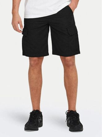 Only & Sons Stoffshorts Loc Cargo 22029214 Schwarz Regular Fit