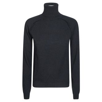 Dondup Femme, Pulls, Noir, Taille: 40 FR Col roul&eacute;s