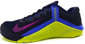 Nike Nike Damen Metcon 6, Blackened Blue/Red Plum-Cyber-Sapphire, 42.5 EU