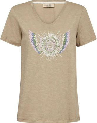 Mos Mosh MOS Mosh, Femme, Tops, Beige, Taille: 44 FR T-Chemises