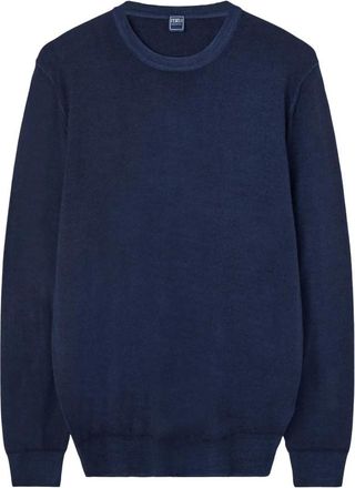 Fedeli Homme, Pulls, Bleu, Taille: 2XL Tricot ras du cou