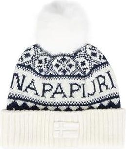 Napapijri Bonnet Femme F-Soiusa, White Heron, Taille Unique