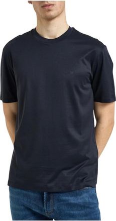 Emporio Armani Homme, Tops, Bleu, Taille: M T-shirt &agrave; col rond