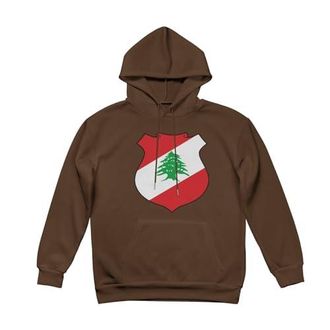 Generic Sweat &Agrave; Capuche Patriotique Liban Embl&egrave;me National Amusant Embl&egrave;me National Imprim&eacute; Graphique Sweat &Agrave; Capuche avec Poches Doublure Polaire Unisexe Swe