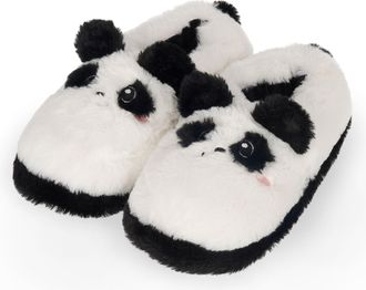 Legami Legami - Hausschuhe Cosy Slippers, Panda Thema, Small, Gr&ouml;&szlig;e EU 35-38, UK 2.5 - 5, Gummisohle, Maschinenwaschbar