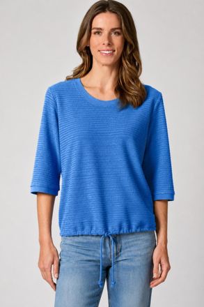 Hempage Hempage Damen vegan Shirt Loose Fitting Ozeanblau