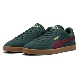 Puma Unisex Club Ii Era Suede Sneaker, Green Terrain Ruby Shimmer, 44.5 EU