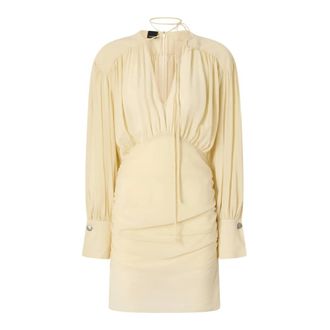 Pinko Pinko, Femme, Robes, Jaune, Taille: 38 FR Robe Apricena