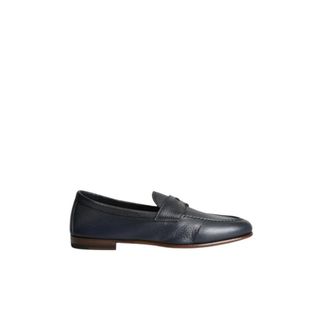Henderson Baracco Mocas&iacute;n antifaz piel Havana - - Shoes - Herren - Blau - 44 EU