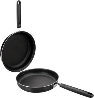 Ibili 407200 Bratpfannen-Set Chef Style 20 / 24 cm, Aluminium, schwarz, 47 x 28.5 x 3.7 cm,2 Einheiten