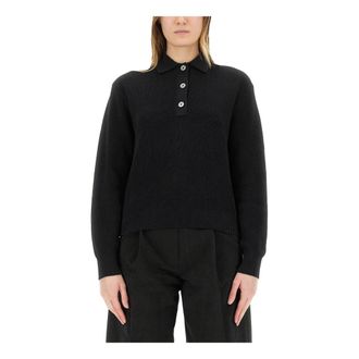 STUDIO NICHOLSON Chesapeake Knit - - Knitwear - Damen - Schwarzk - XS