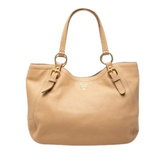 Prada Sac cabas vintage pr&eacute;-poss&eacute;d&eacute; - Femme - Pre-owned - Beige - Taille: ONE Size