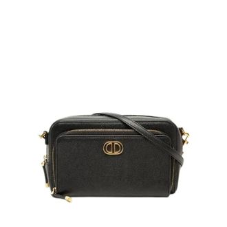 Dior Pre-owned Caro Leather 2way Shoulder Bag - Femme - Pre-owned - Noir - Taille: ONE Size