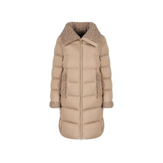 Geox Femme, Manteaux, Beige, Taille: 46 FR Vilde Long Jacket