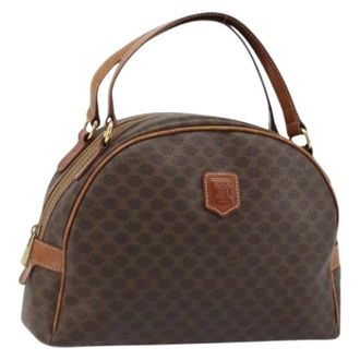 Celine Sac &agrave; main Pre-owned Vintage Macadam Canvas PVC - Femme - Pre-owned - Brun - Taille: ONE Size