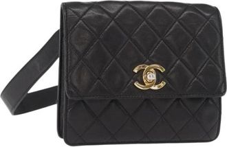 Chanel Sac banane vintage Pre-owned - Femme - Pre-owned - Noir - Taille: ONE Size