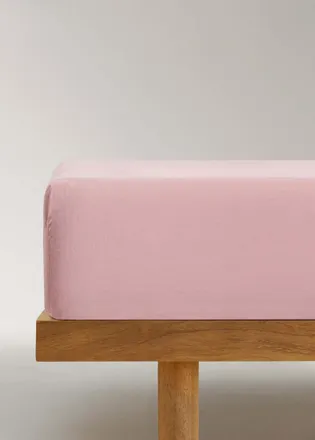 Mango Drap-housse enfant percale de coton lit 90 cm violet clair/pastel - Home - Lit 90 cm - MANGO HOME