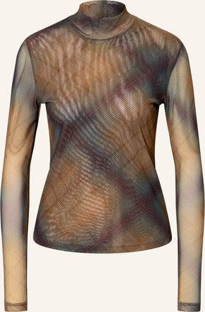 Riani Riani Longsleeve Aus Mesh braun