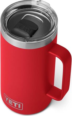 Yeti Rambler Krug Mit MagSlider Deckel, Rescue Red, 24 oz (709 ml)