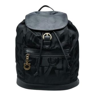 Ferragamo Sac &agrave; dos Pre-owned - Femme - Pre-owned - Noir - Taille: ONE Size