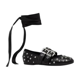 Buffalo Daphne Stud Ballerinas - - Shoes - Damen - Schwarzk - 36 EU