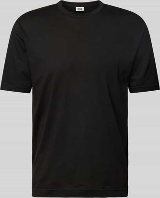 Drykorn T-Shirt mit geripptem Rundhalsausschnitt Modell GILBERD