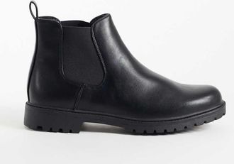 Jack & Jones Chelsea-Stiefel zum Hineinschl&uuml;pfen in Braun