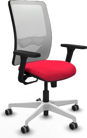 Piqueras y Crespo Roter Schreibtischstuhl Zulema mit 3D-Armlehnen, h&ouml;henverstellbare Lendenwirbelst&uuml;tze, ausgestattet mit Sincro 3 Positionen und Schneidschaum, mit Rol