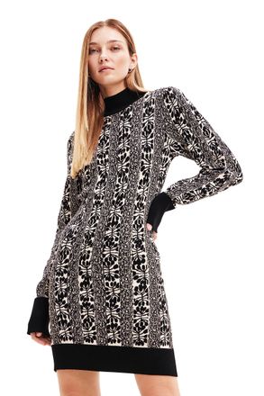 Desigual Womens Vest_Francesca-Lacroix Dress, Black, Mittel