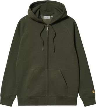 Carhartt Work in Progress Homme, Sweatshirts et sweats &agrave; capuche, Vert, Taille: M Hooded Chase Jacket