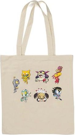 Generic ANIME 65 Sac fourre-tout en coton naturel Blanc